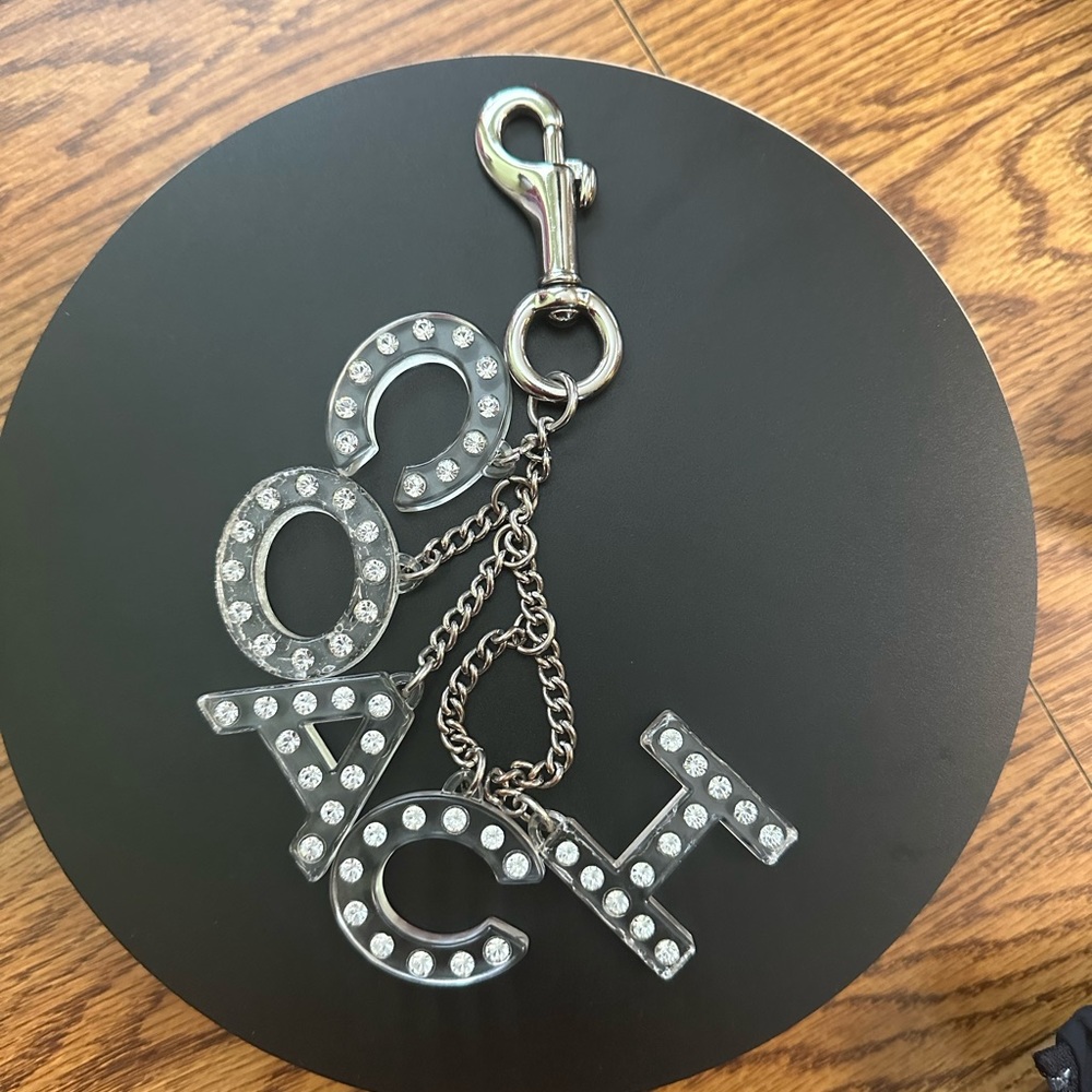 Coach Charm Silver With Letters - Gem